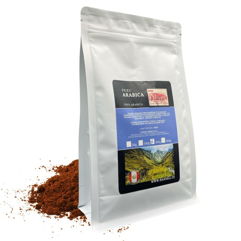 Káva Peru – mletá arabica s tóny citrusů a karamelu | HERBI