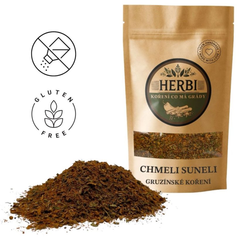 Chmeli Suneli – tradiční gruzínská směs na maso a polévky 🌿 od HERBI